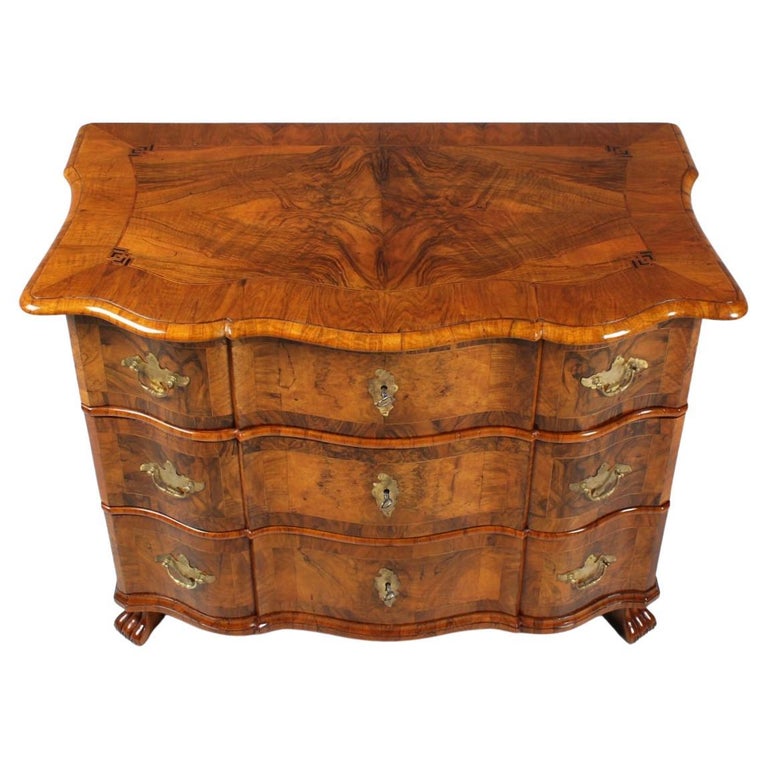 18th Century German Baroque Commode, Walnut, Plum, Maple, circa 1760 ...