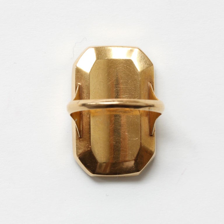 18th Century Gold Portrait Ring at 1stDibs