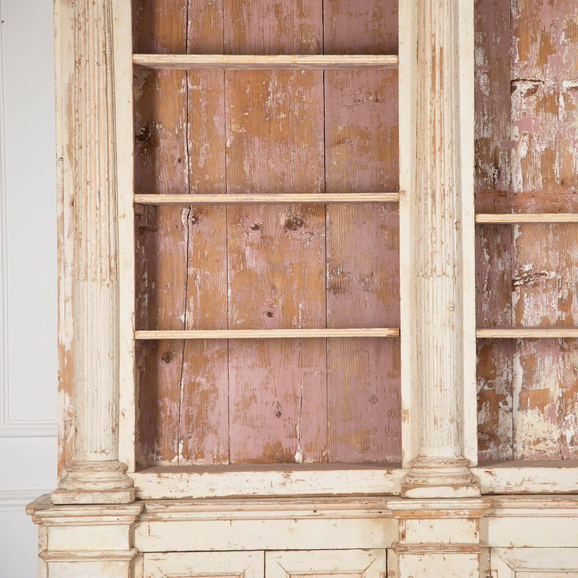 18th Century Grand Scale Italian Bookcase at 1stDibs