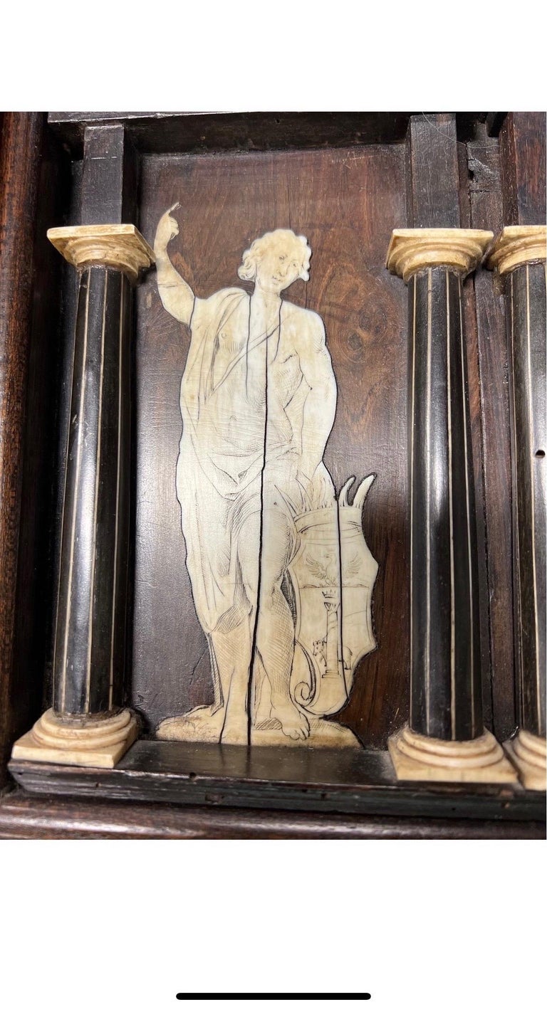 18th Century Grand Tour Classical Panel with Allegorical Inlaid Figures ...