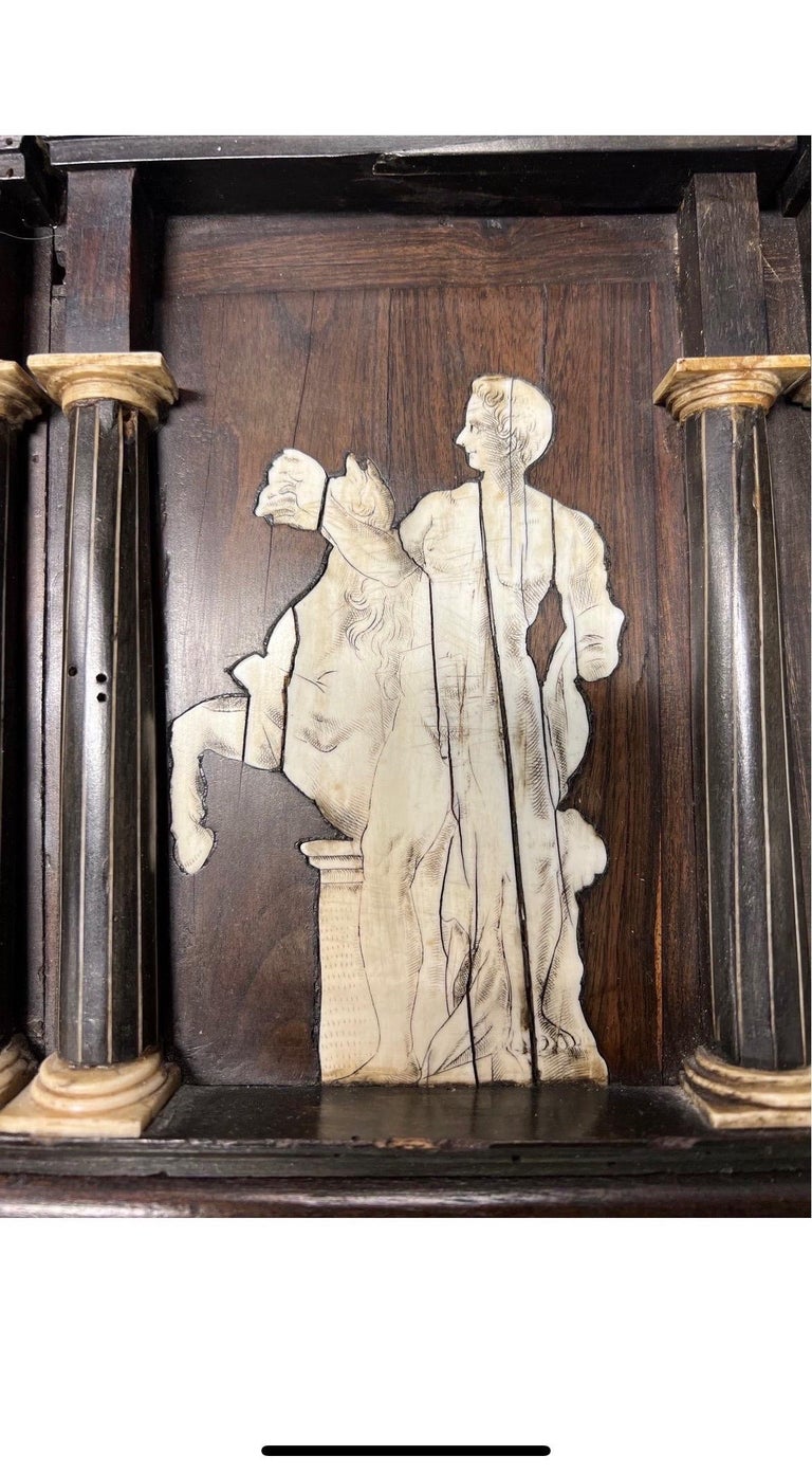 18th Century Grand Tour Classical Panel with Allegorical Inlaid Figures ...