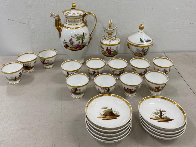 18th Century Hand Painted Porcelain Tea Set For Sale at 1stDibs | 18th ...