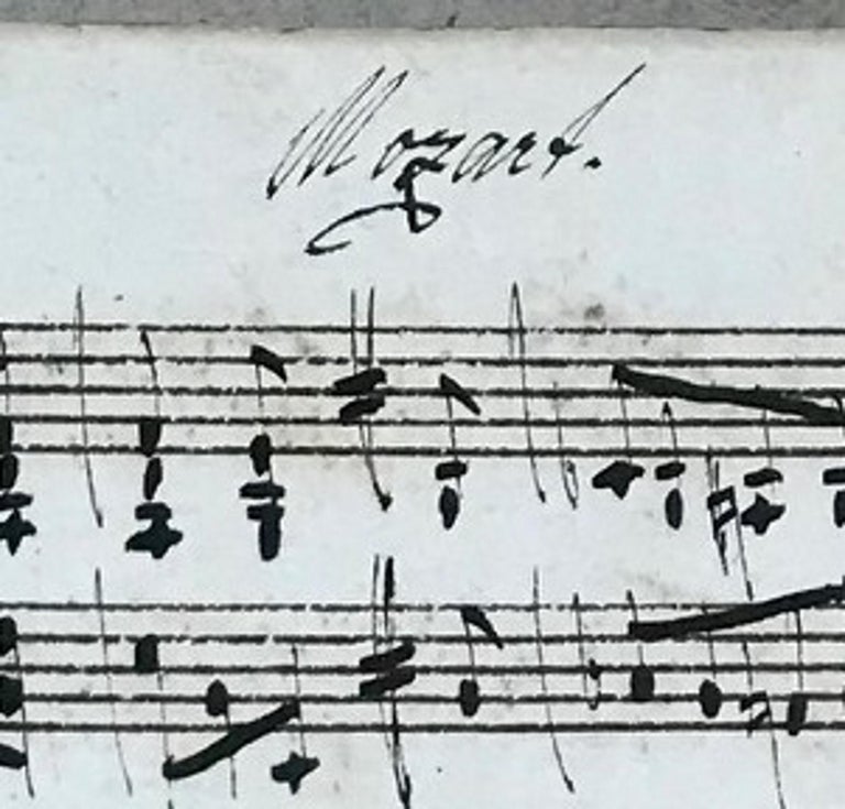 18th Century Handwritten Music, Piano Manuscript, Mozart, Pleyel at ...