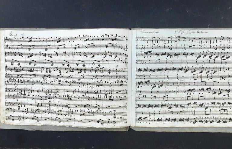 18th Century Handwritten Music, Piano Manuscript, Mozart, Pleyel at 1stDibs