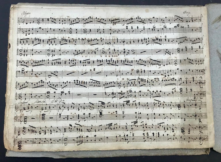 18th Century Handwritten Music, Piano Manuscript, Mozart, Pleyel at ...