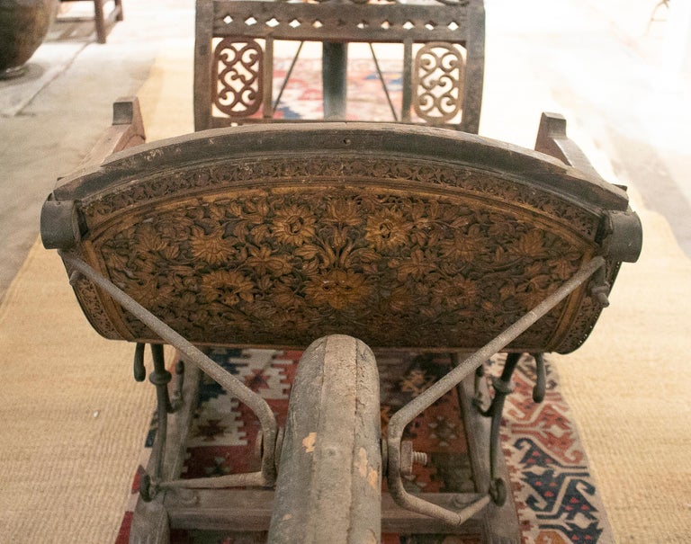 Indian Victorian Empire Decorated Palanquin Litter at 1stDibs