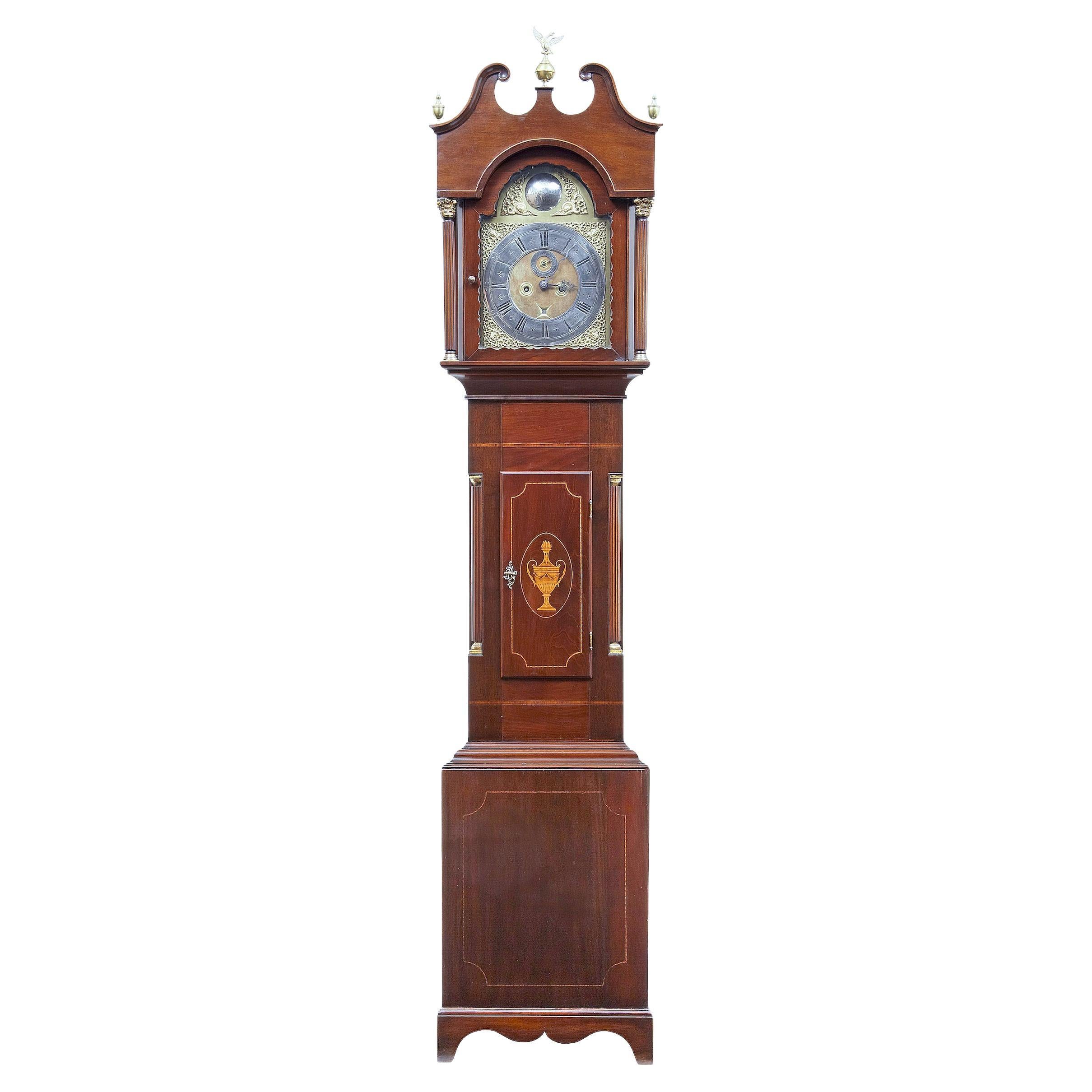 18th Century Long Case Clock by Peter Garon of London For Sale at 1stDibs