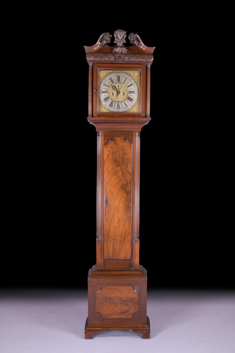 18th Century Irish Longcase Clock by Thomas Sanderson of Dublin Ireland ...