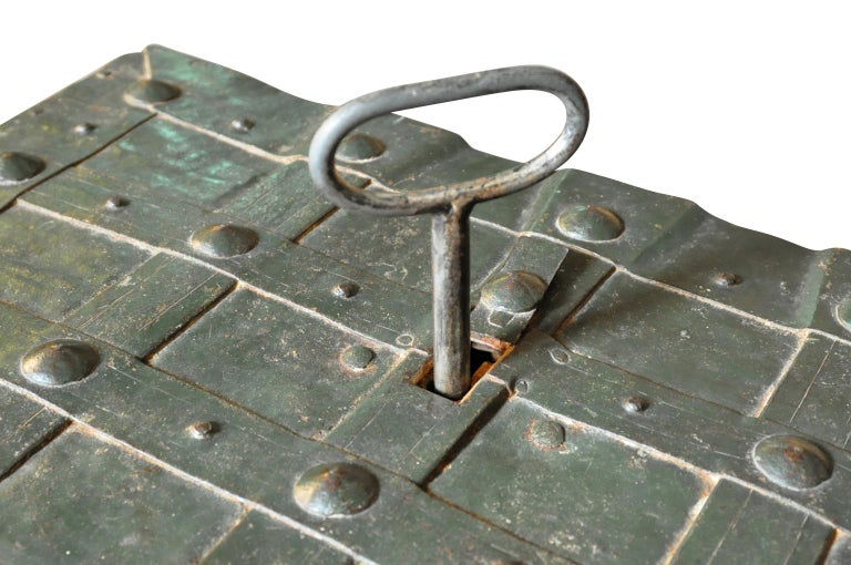 18th Century Iron Nuremberg Strong Box, Trunk at 1stDibs