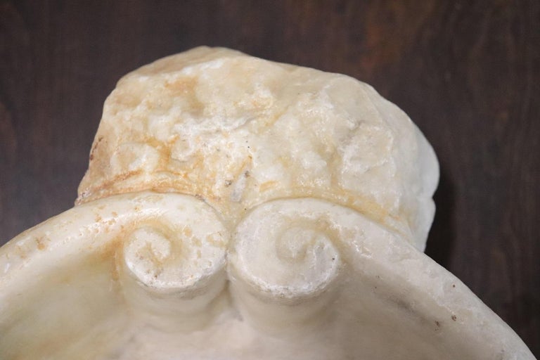 18th Century Italian Antique Baroque Hand Carved Marble Font For Sale ...