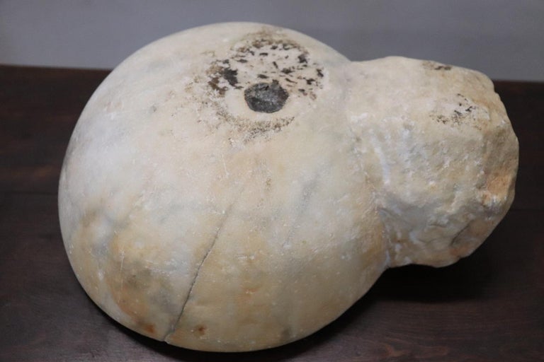 18th Century Italian Antique Baroque Hand Carved Marble Font For Sale ...