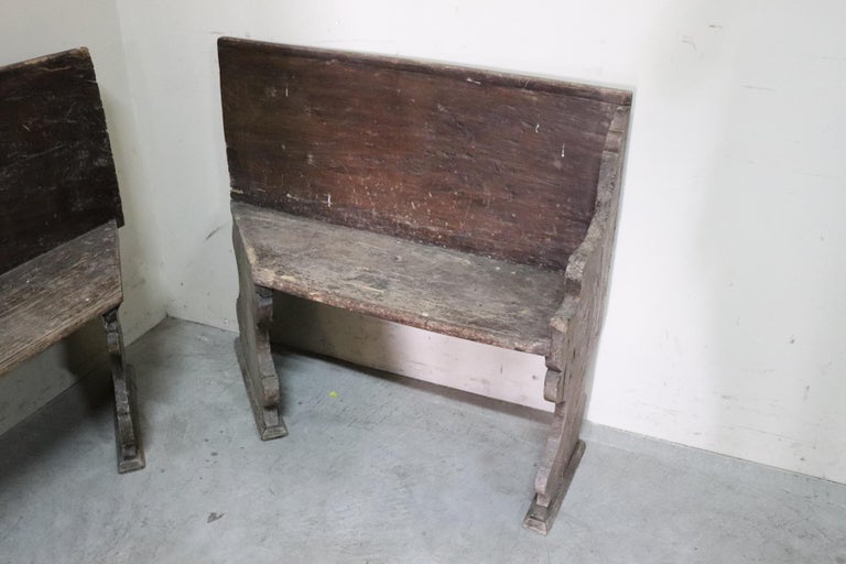 18th Century Italian Antique Walnut Corner Bench at 1stDibs | antique ...