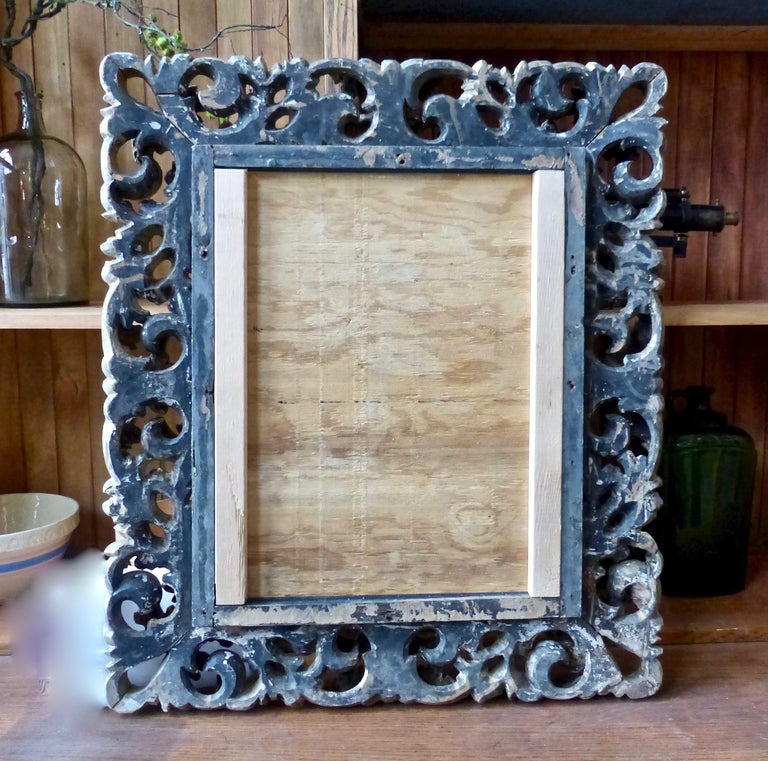18th Century Italian Baroque Hand Caved Wooden Gilded Framed Mirror at ...