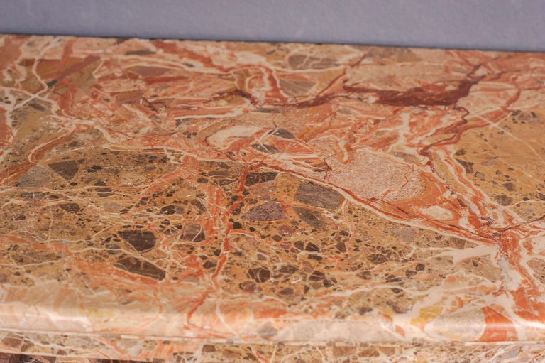 18th Century Italian Baroque Sarrancolin Marble Mantel Piece at 1stDibs