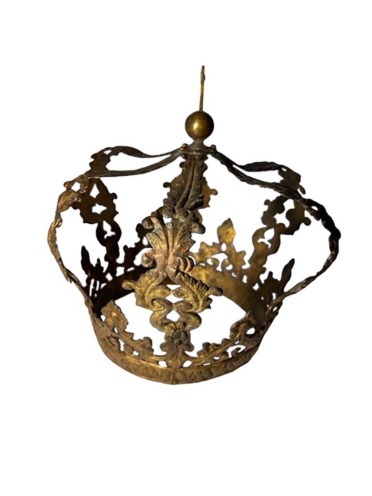 18th Century Italian Bronze Crown For Sale at 1stDibs