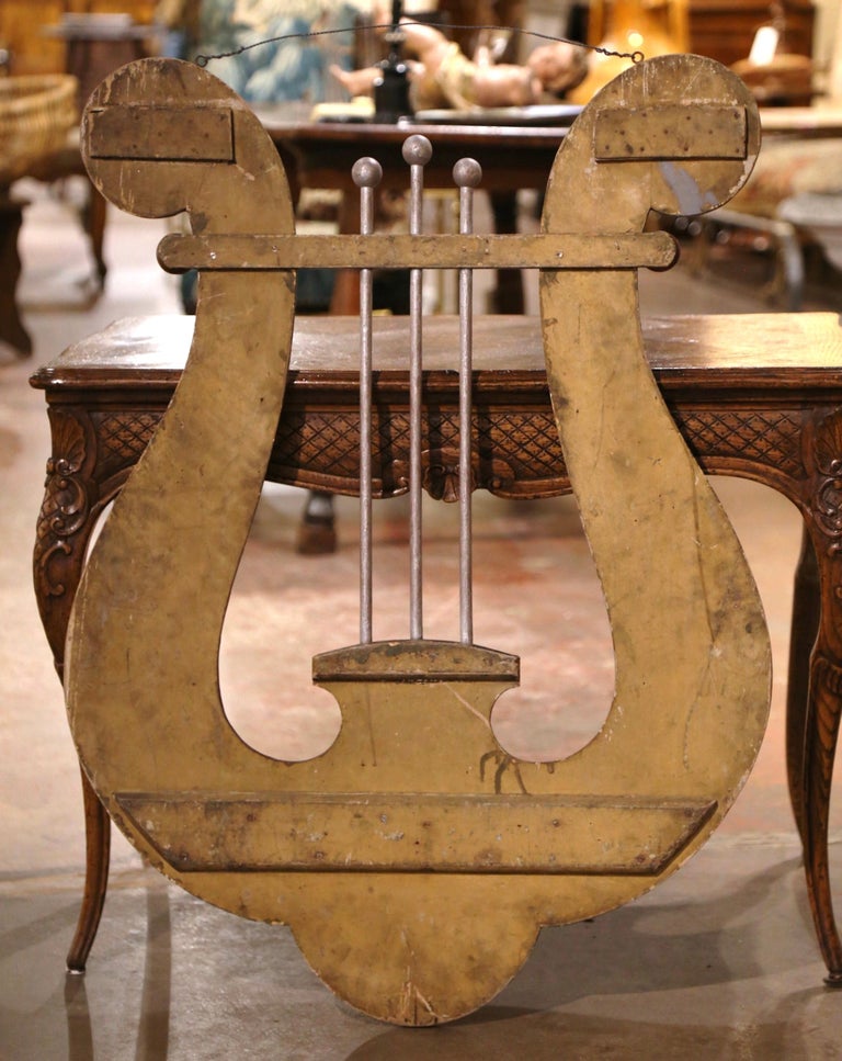 18th Century Italian Carved Giltwood, Silvered and Painted Decorative ...