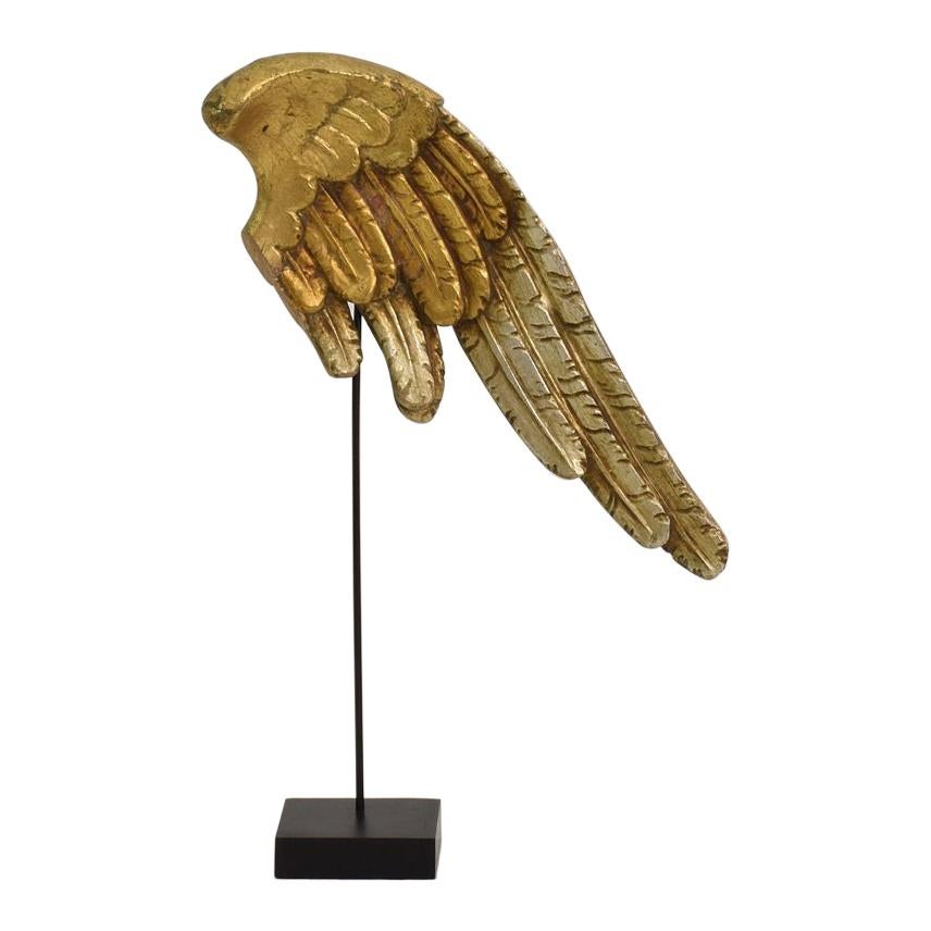 18th Century, Italian Carved Wooden Wing of a Baroque Angel at 1stDibs