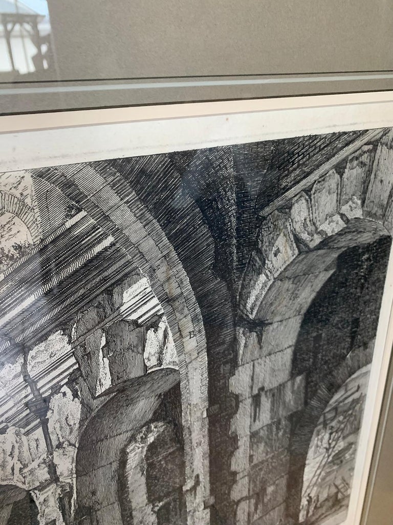 18th Century Italian Etching of Curia Hostilia by Giovanni Vattista ...