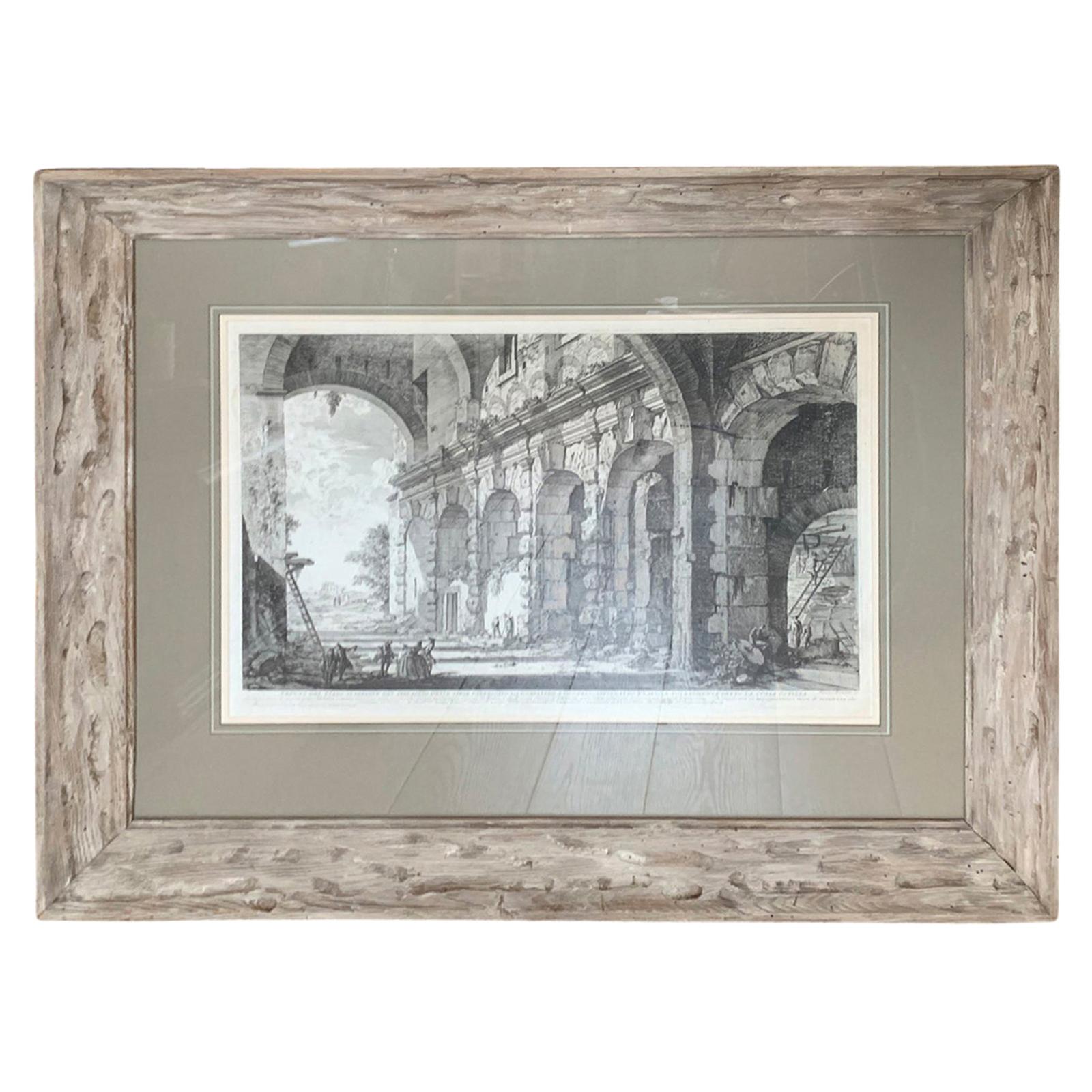 18th Century Italian Etching of Curia Hostilia by Giovanni Vattista ...