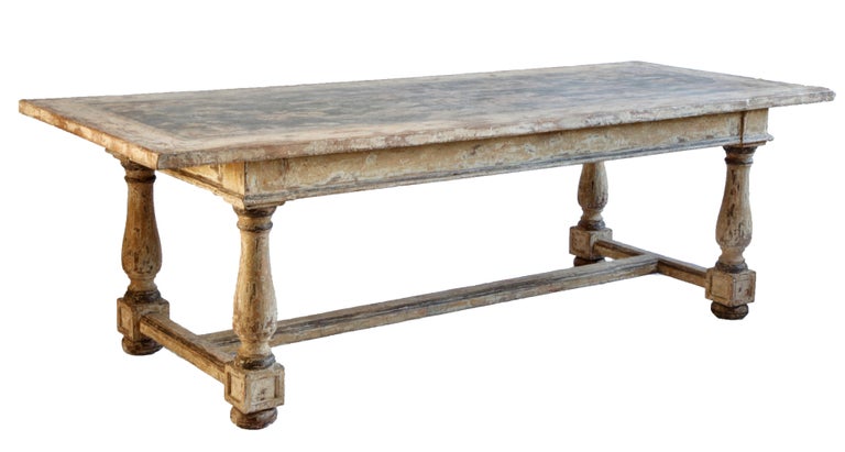 18th Century Italian Farmhouse Table With Bold Textural Finish at ...