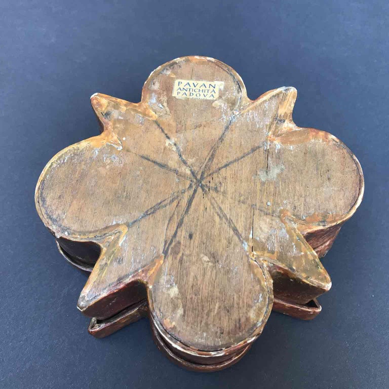 18th Century Italian Florentine Silver-leaf Polylobed Engraved Box For ...