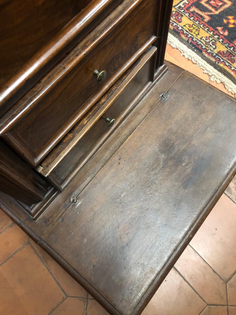 18th Century Italian Louis XV Walnut Kneeler Faldstool with Secret Draw ...