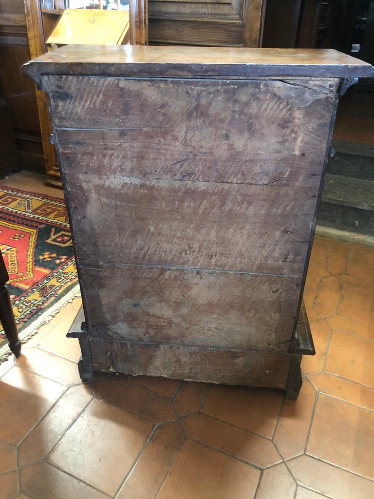 18th Century Italian Louis XV Walnut Kneeler Faldstool with Secret Draw ...