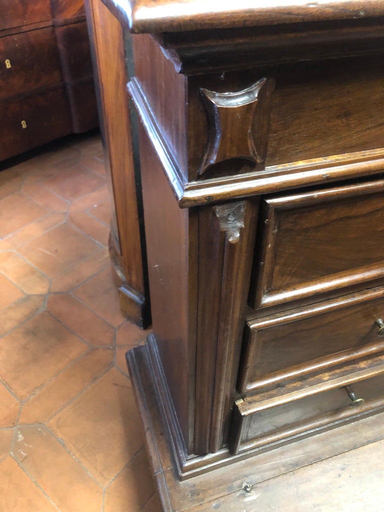 18th Century Italian Louis XV Walnut Kneeler Faldstool with Secret Draw ...