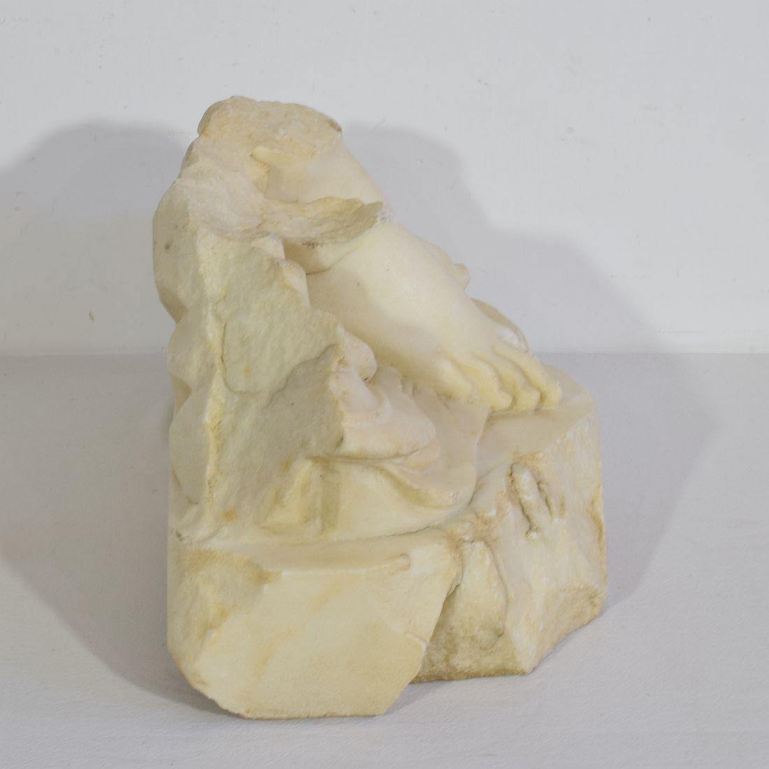 18th Century Italian Marble Base of a Statue For Sale at 1stDibs