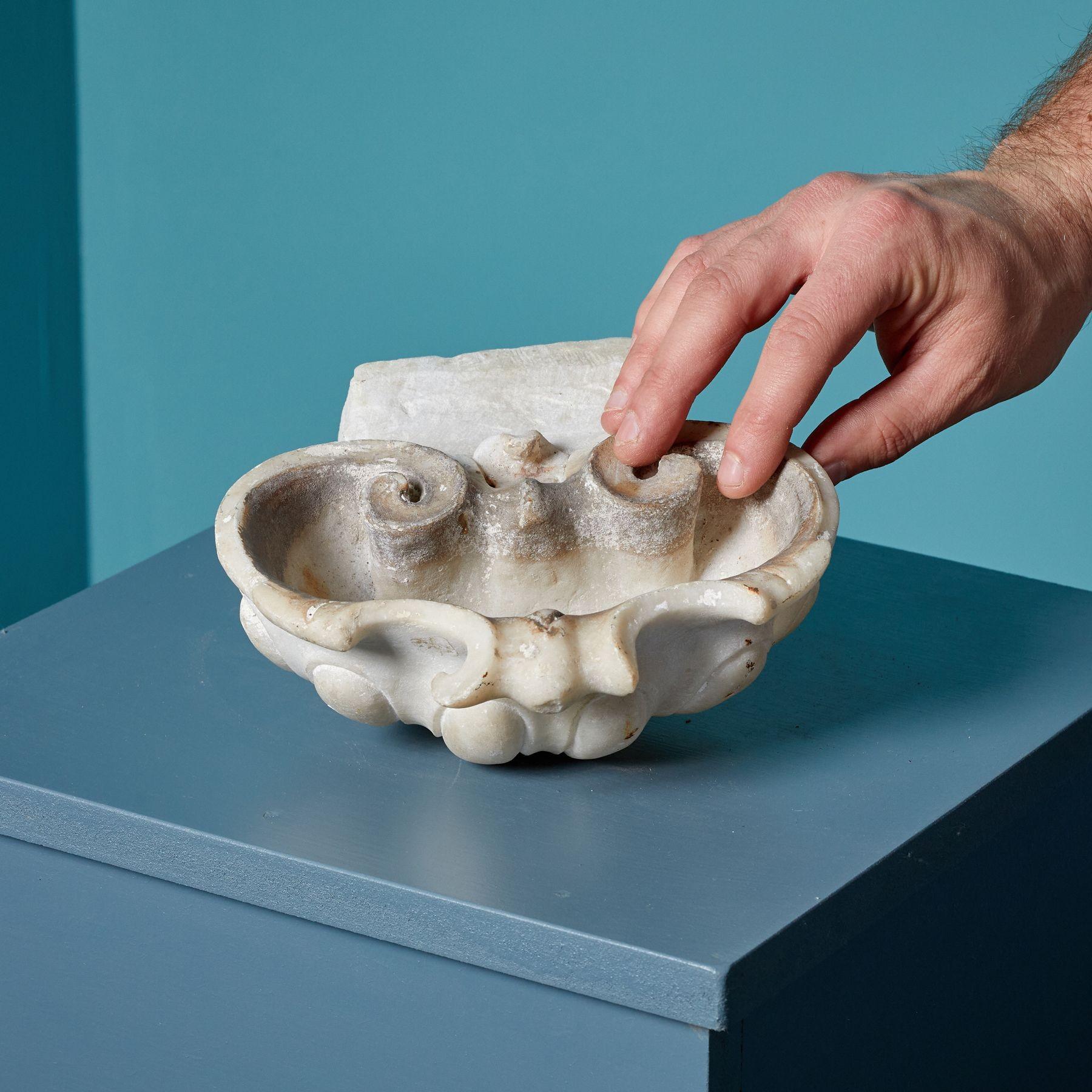 18th Century Italian Marble Holy Water Stoup For Sale at 1stDibs