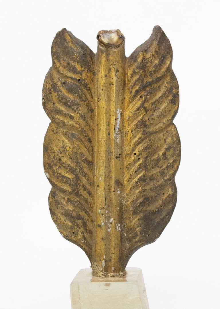 18th Century Italian Mecca Arrow with a Baroque Pearl on a Polished ...