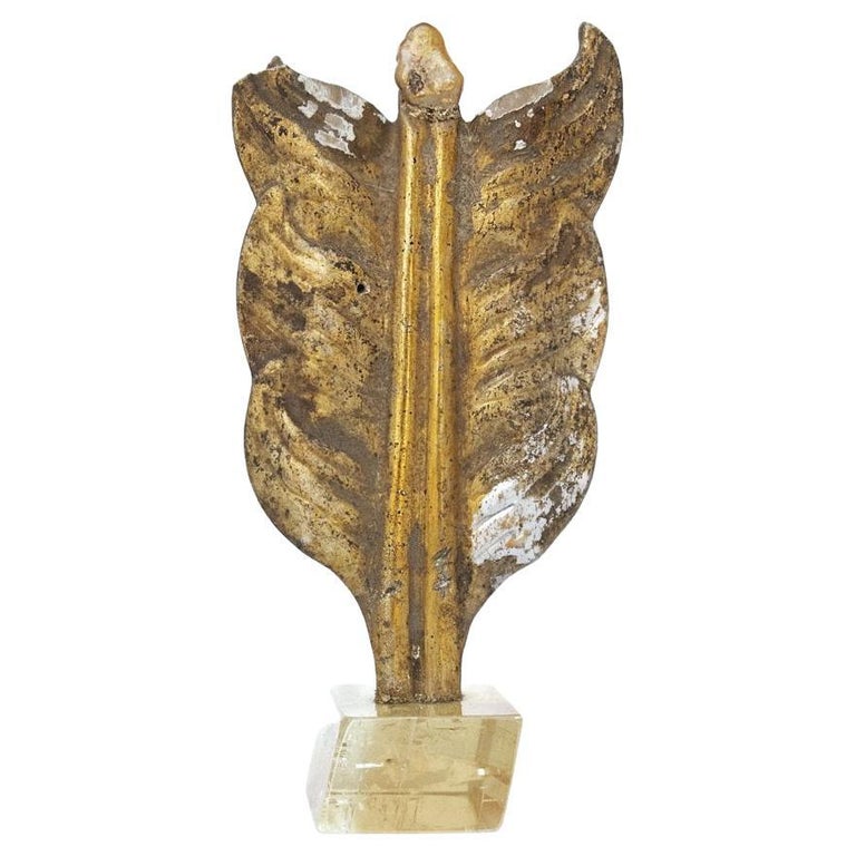 18th Century Italian Mecca Arrow with a Baroque Pearl on a Polished ...