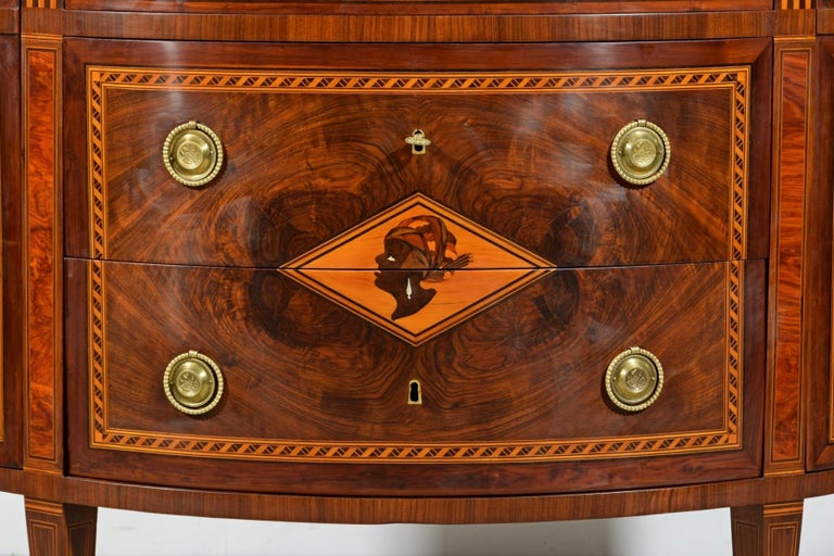 Italian Neoclassical Half-Moon Chest of Drawers by Ignazio and Luigi ...