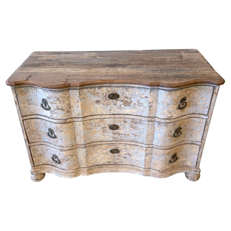 18th Century Italian Neoclassical Painted Serpentine Commode For Sale ...