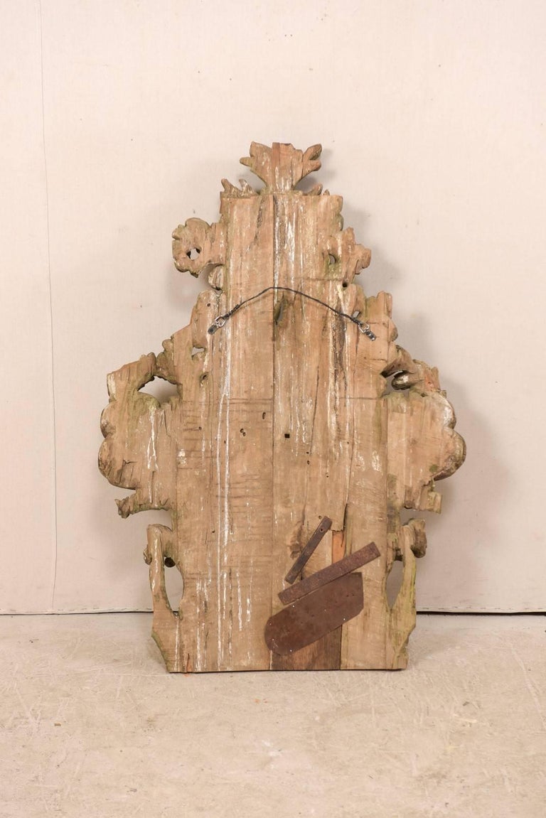 18th Century Italian Rococo Carved Wood Architectural Fragment Wall ...