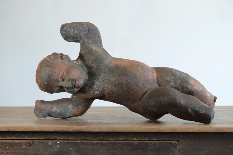 18th Century Italian Terracotta Putto Rococo Architectural Putti, Art ...