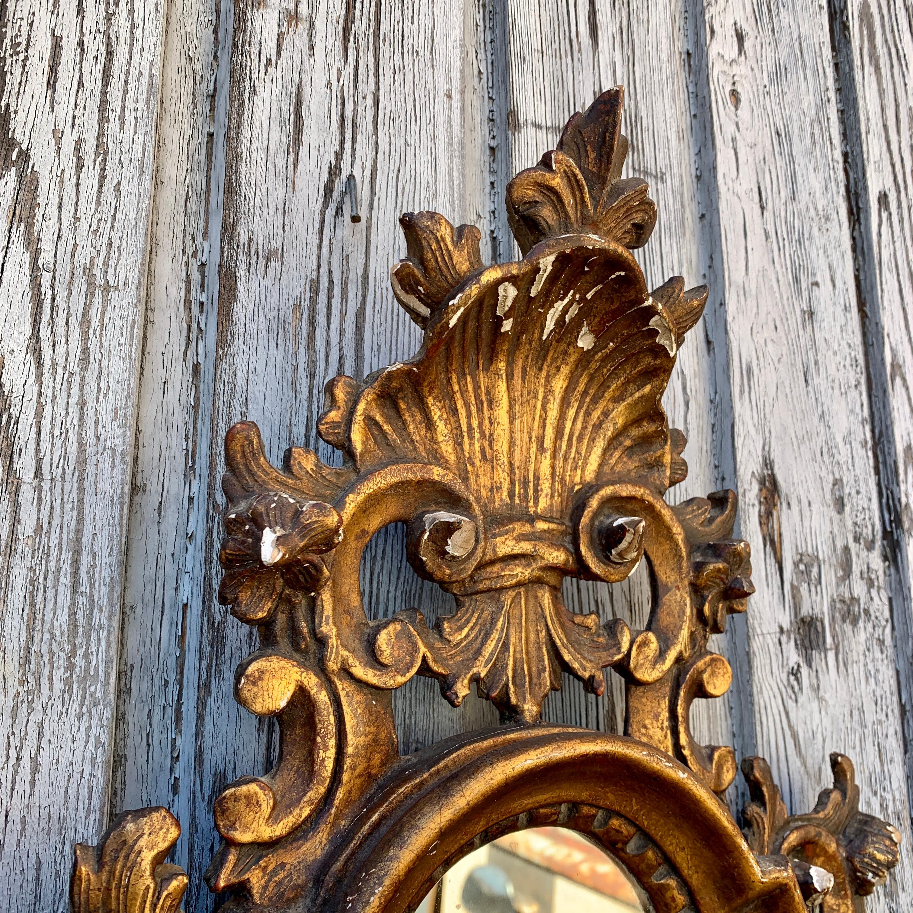 18th Century Italian Venetian Rococo Wall Mirror For Sale at 1stDibs