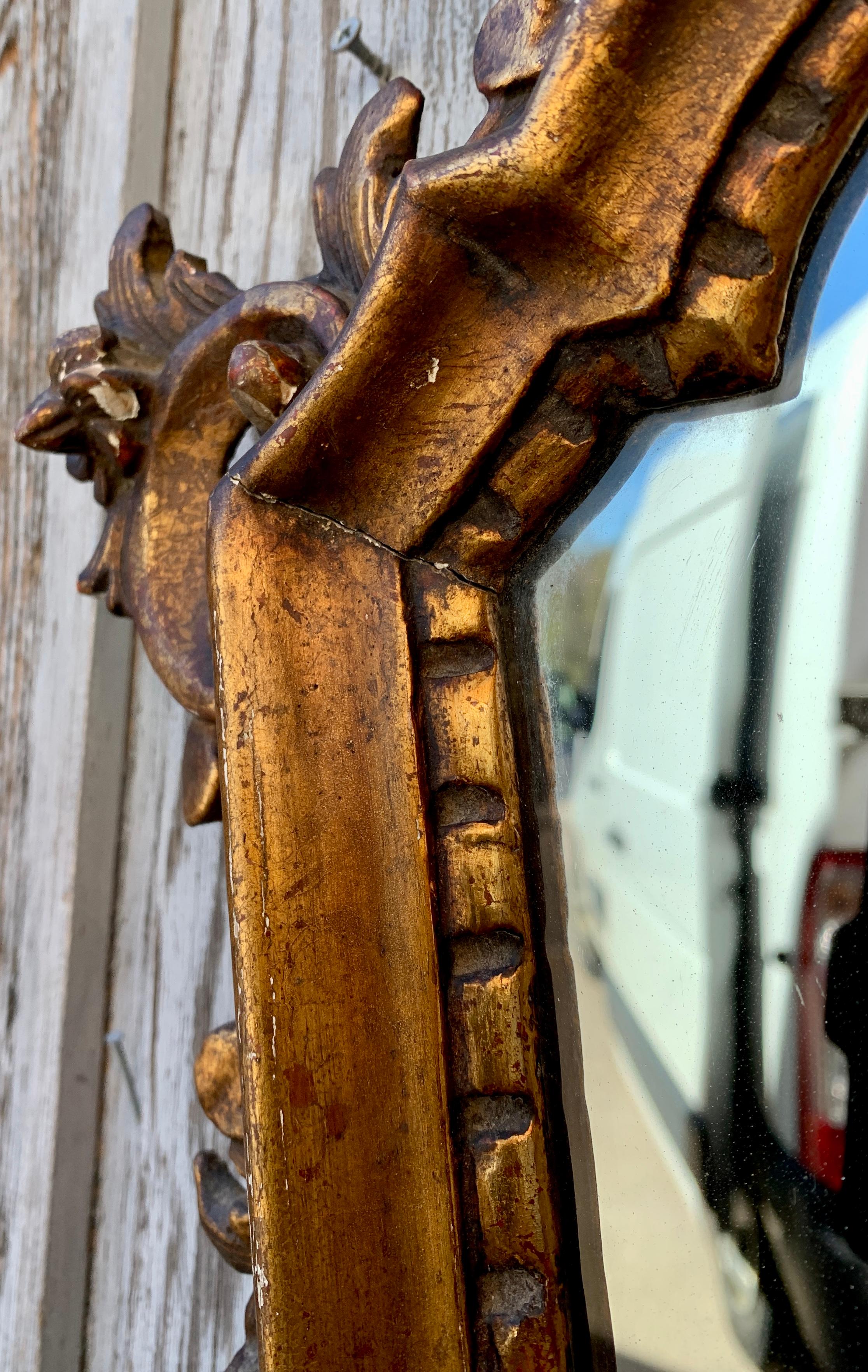 18th Century Italian Venetian Rococo Wall Mirror For Sale at 1stDibs