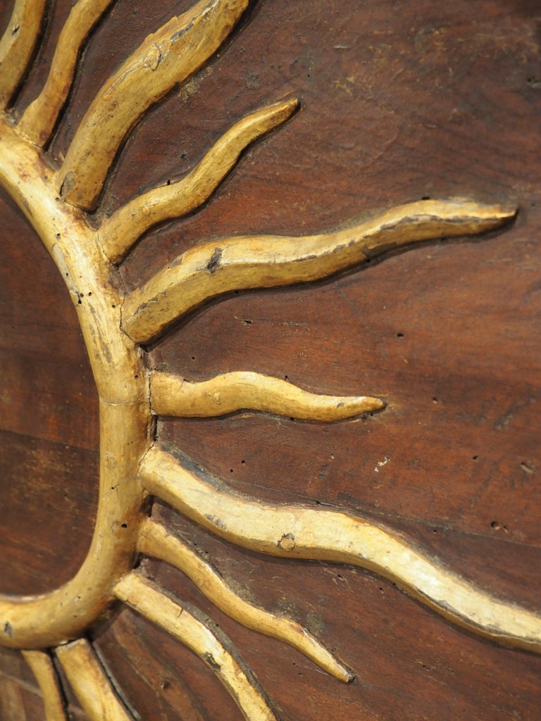 18th Century Italian Walnut Wood Pulpit Canopy For Sale at 1stDibs