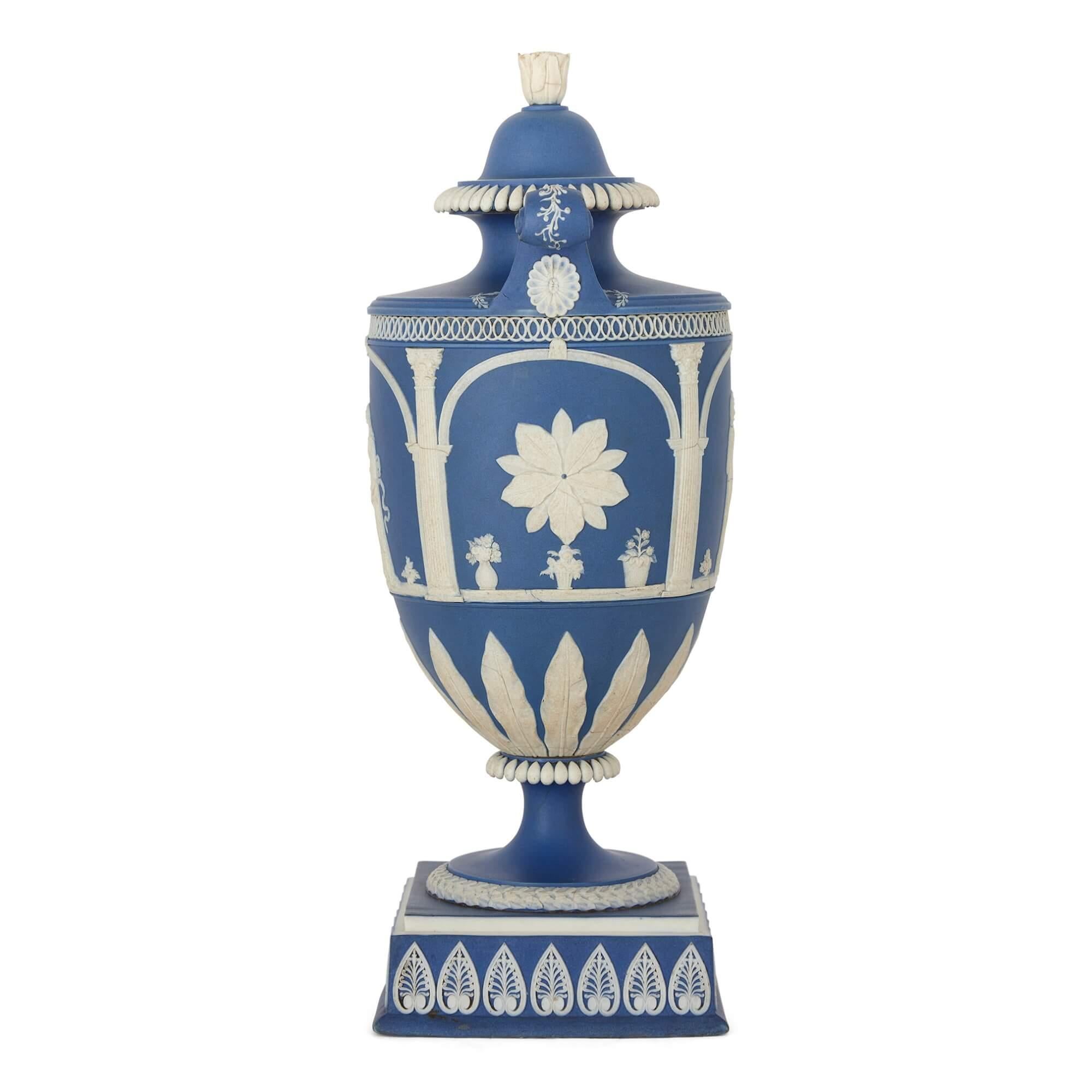 18th Century Jasperware Classical Greek-Style Vase by William Adams For ...