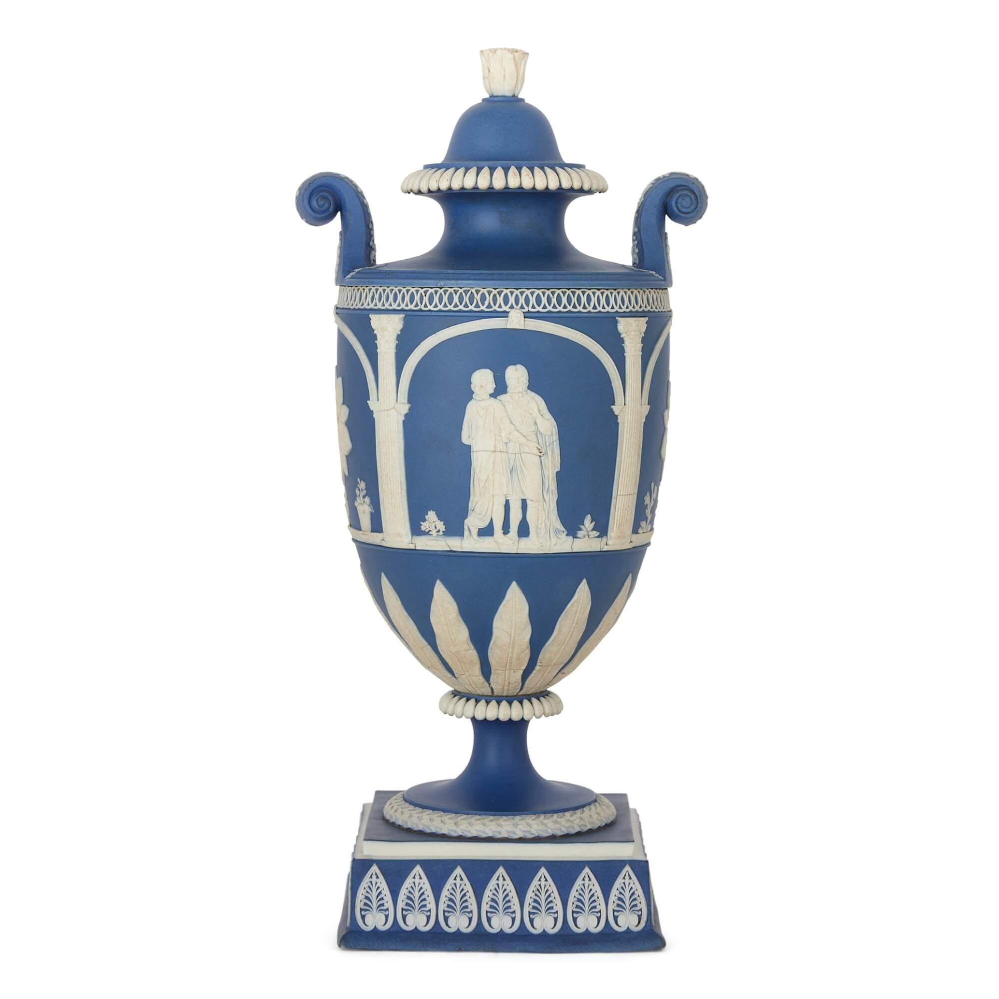 18th Century Jasperware Classical Greek-Style Vase by William Adams For ...