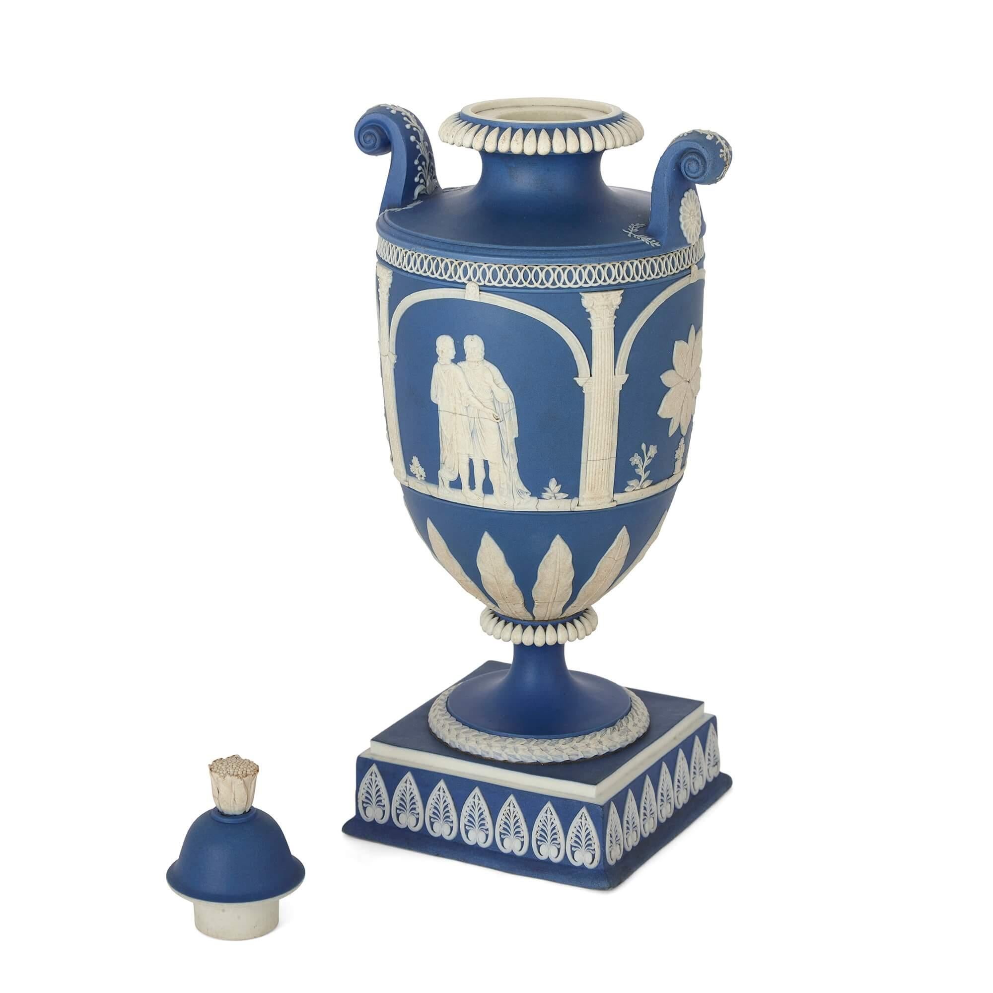 18th Century Jasperware Classical Greek-Style Vase by William Adams For ...