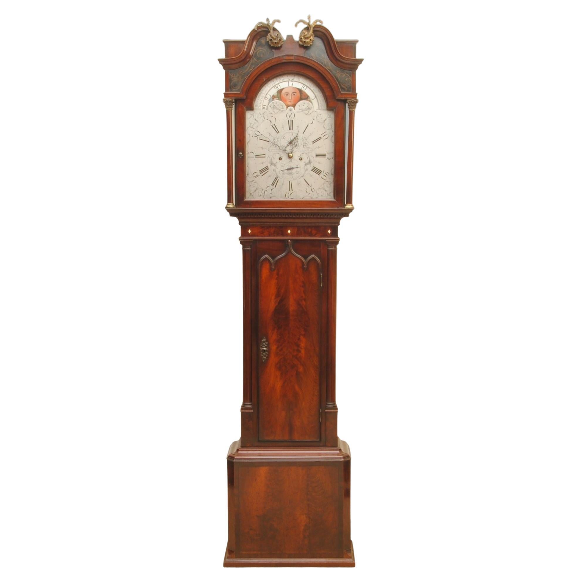 Early 18th Century Walnut Longcase Clock by J Elias of Amsterdam at 1stDibs