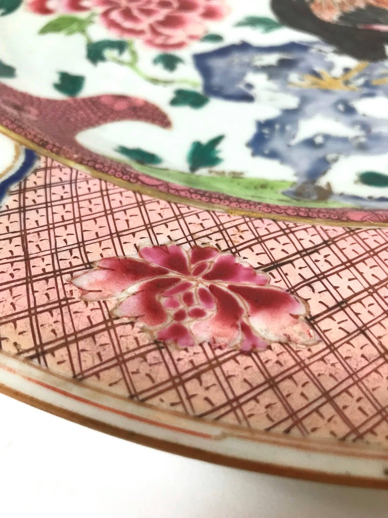 18th Century Large Chinese Export Charger For Sale at 1stDibs