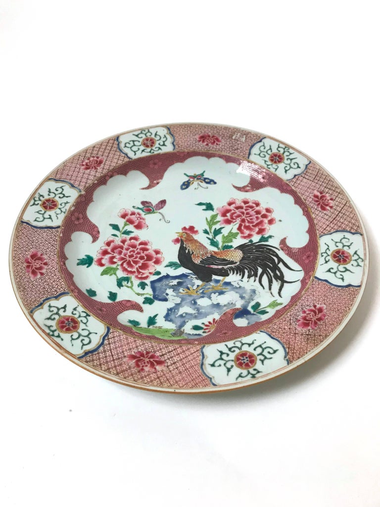 18th Century Large Chinese Export Charger For Sale at 1stDibs