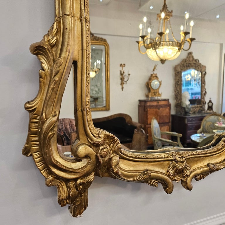 18th Century Late Régence / Early Louis XV Giltwood Mirror For Sale at ...