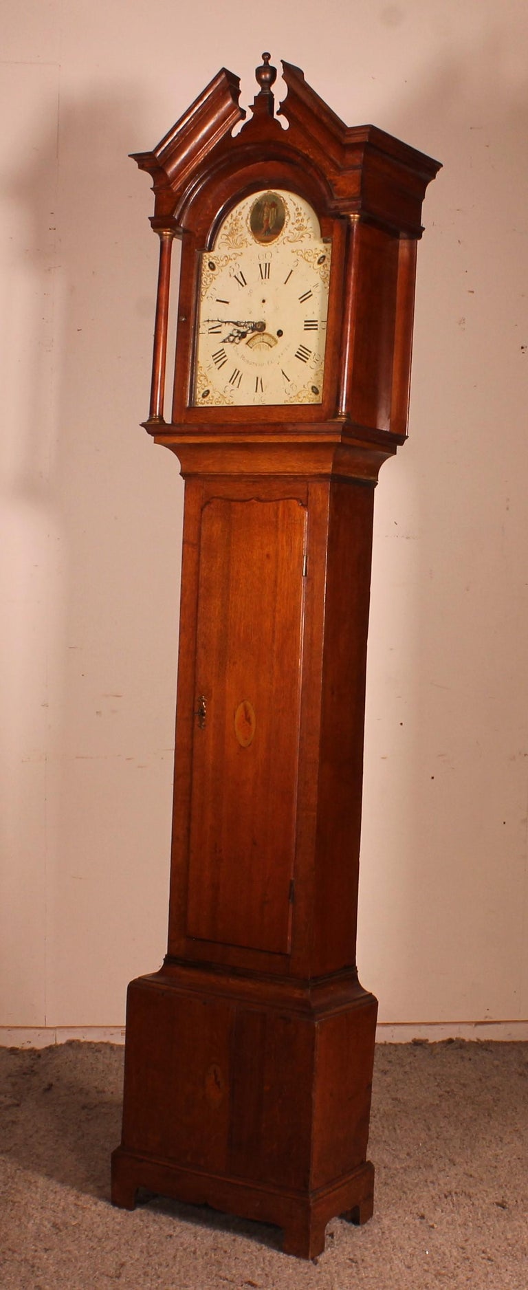 18th Century Longcase Clock by Charles Rowbotham of Leicester For Sale ...
