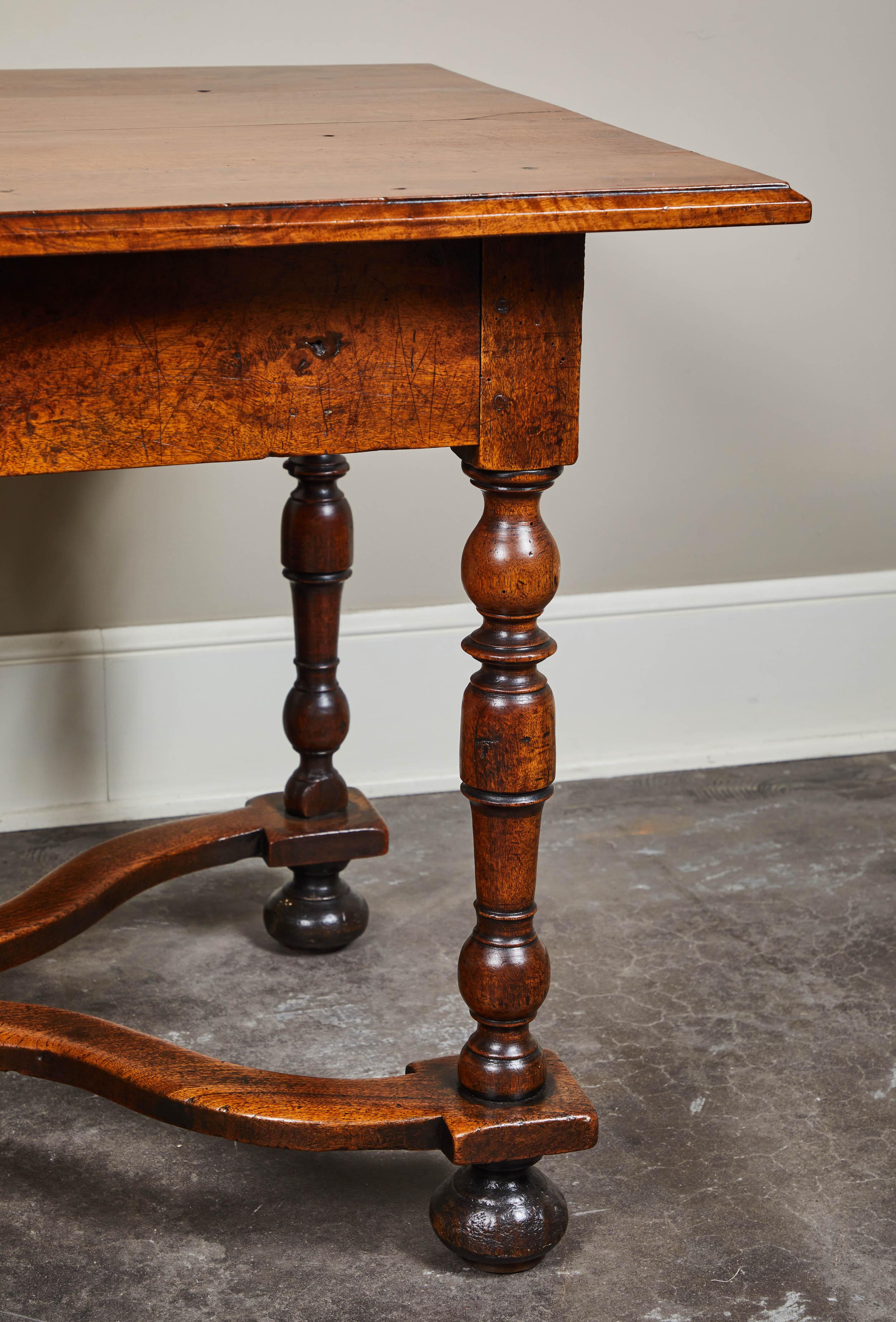 18th Century Louis XIII Walnut Library Table at 1stDibs