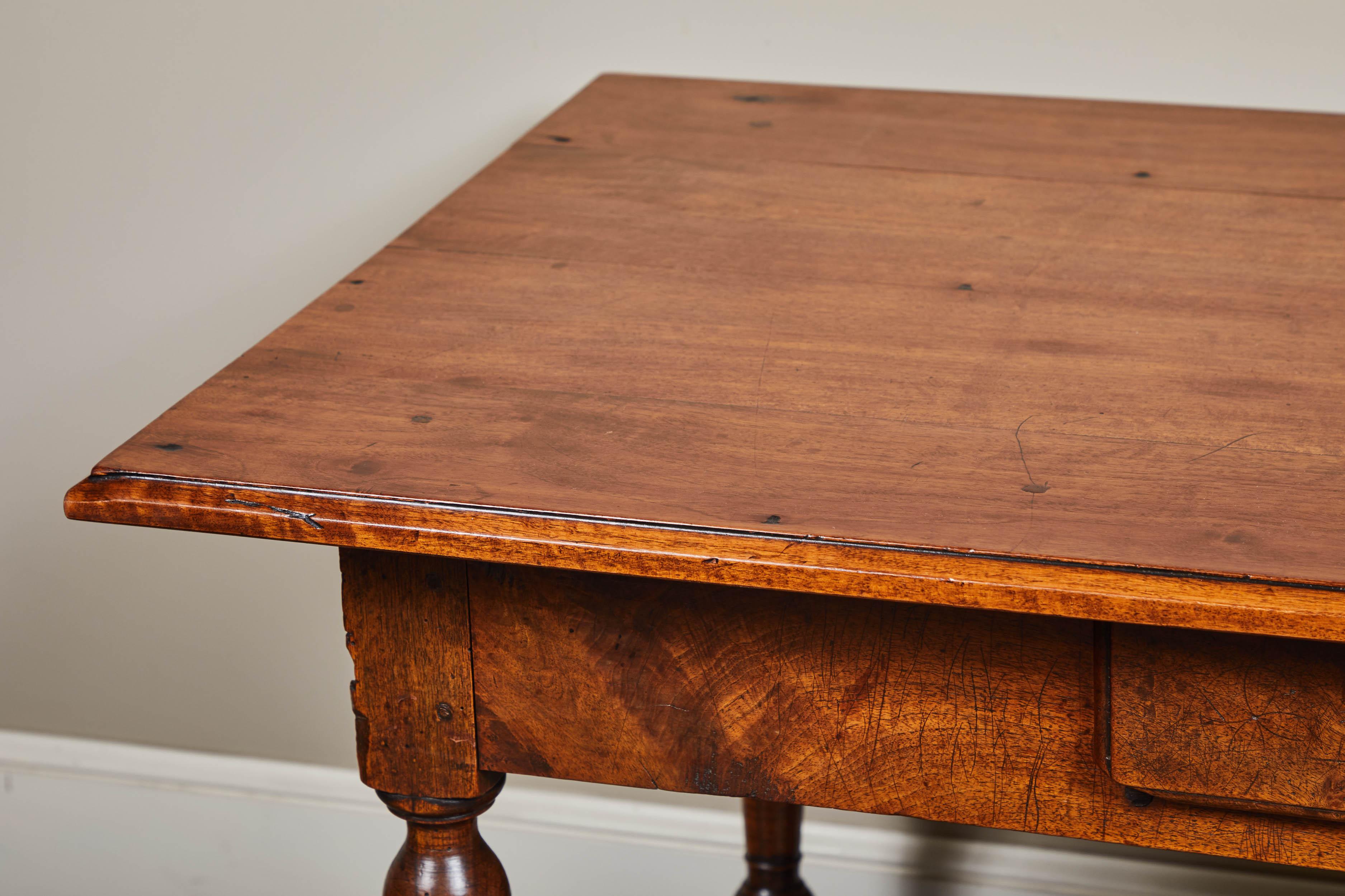 18th Century Louis XIII Walnut Library Table at 1stDibs