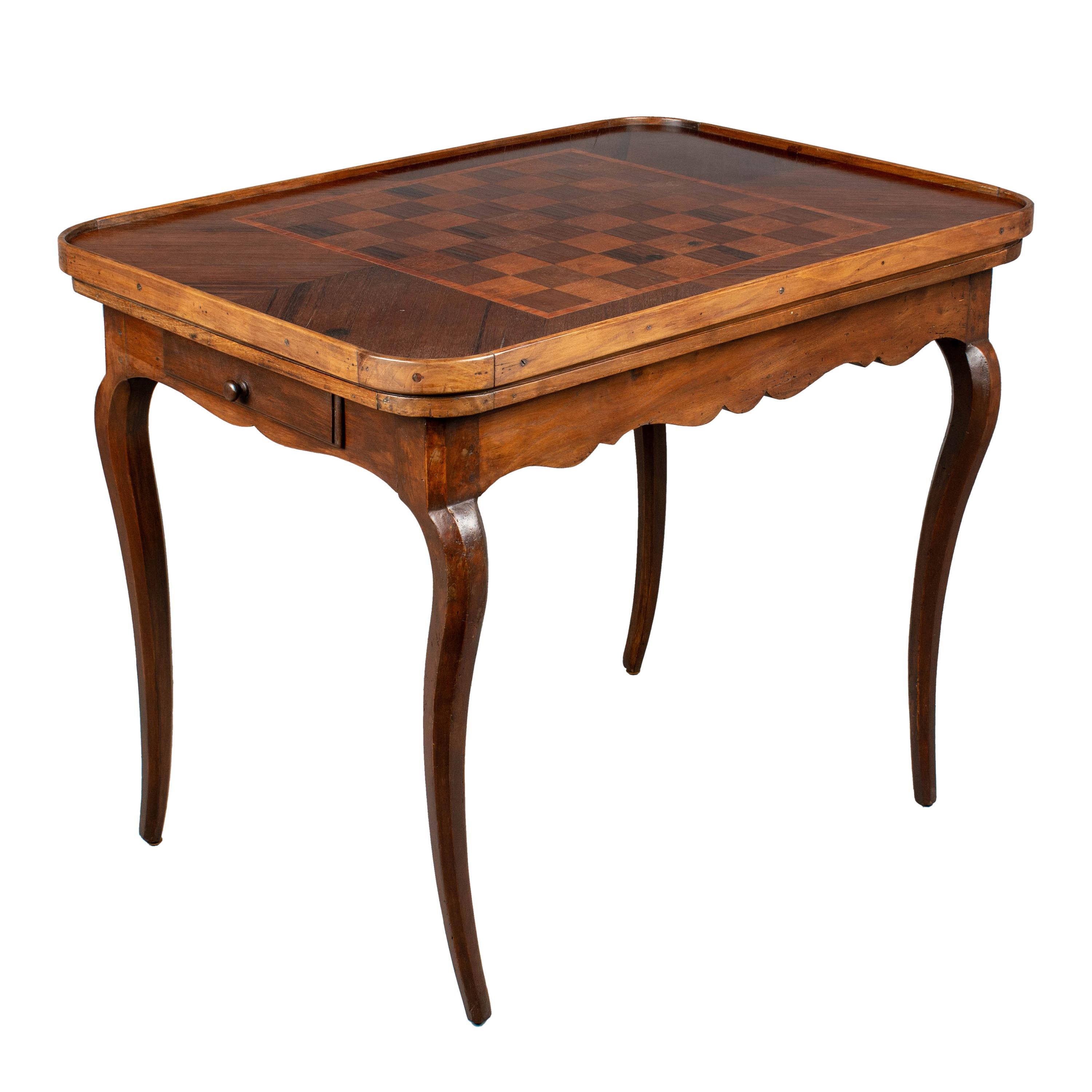 18th Century French Marquetry Bouilliotte Style Game Table For Sale at ...